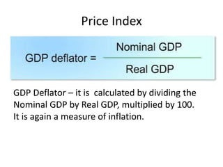 Price Index | Eonomics | PPTX | Economy | Business and Finance