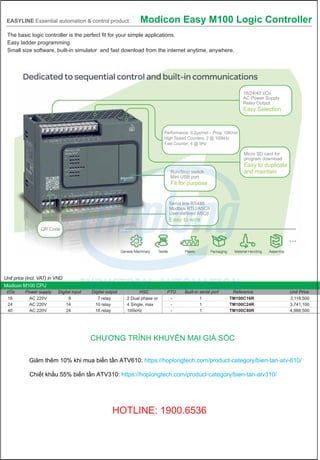 ATV310 , ATV610 , Bảng giá Easyline Schneider Hoplongtech | PDF