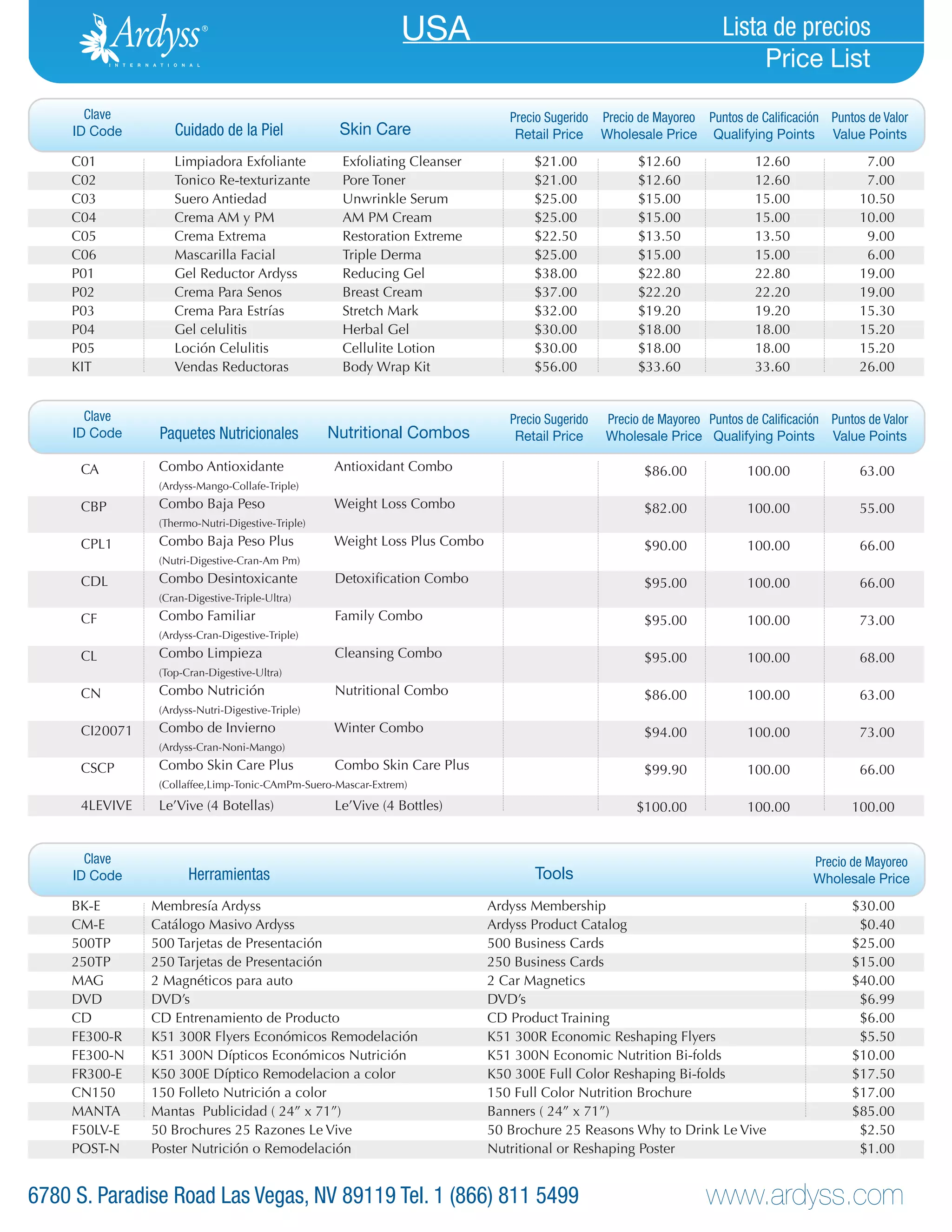 Pricelist 2010 | PDF | Skin and Dermatology | Diseases and Conditions