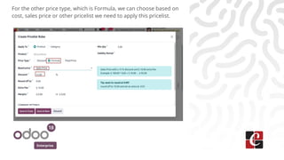 Pricelist Revamp & Print Formats in Odoo 18 | PPTX