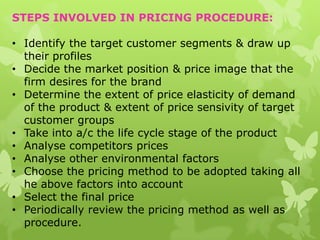 Price management and pricing decisions | PPTX