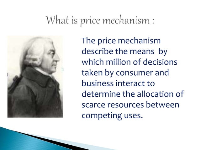 Price mechanism | PPTX