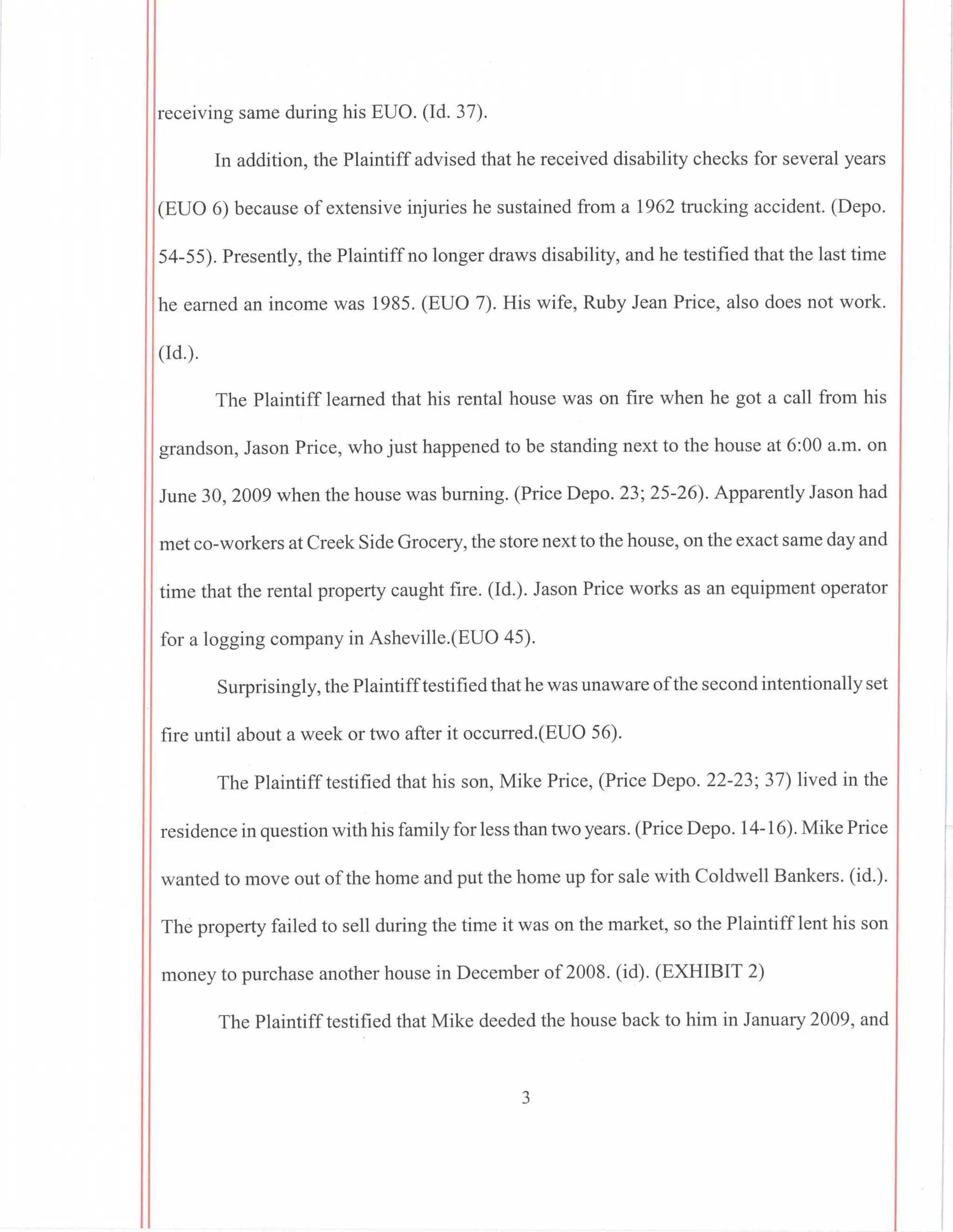 Motion For Partial Summary Judgment | PDF