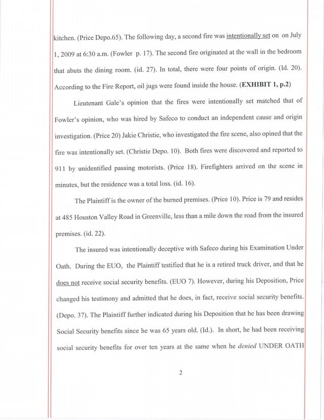 Motion For Partial Summary Judgment | PDF