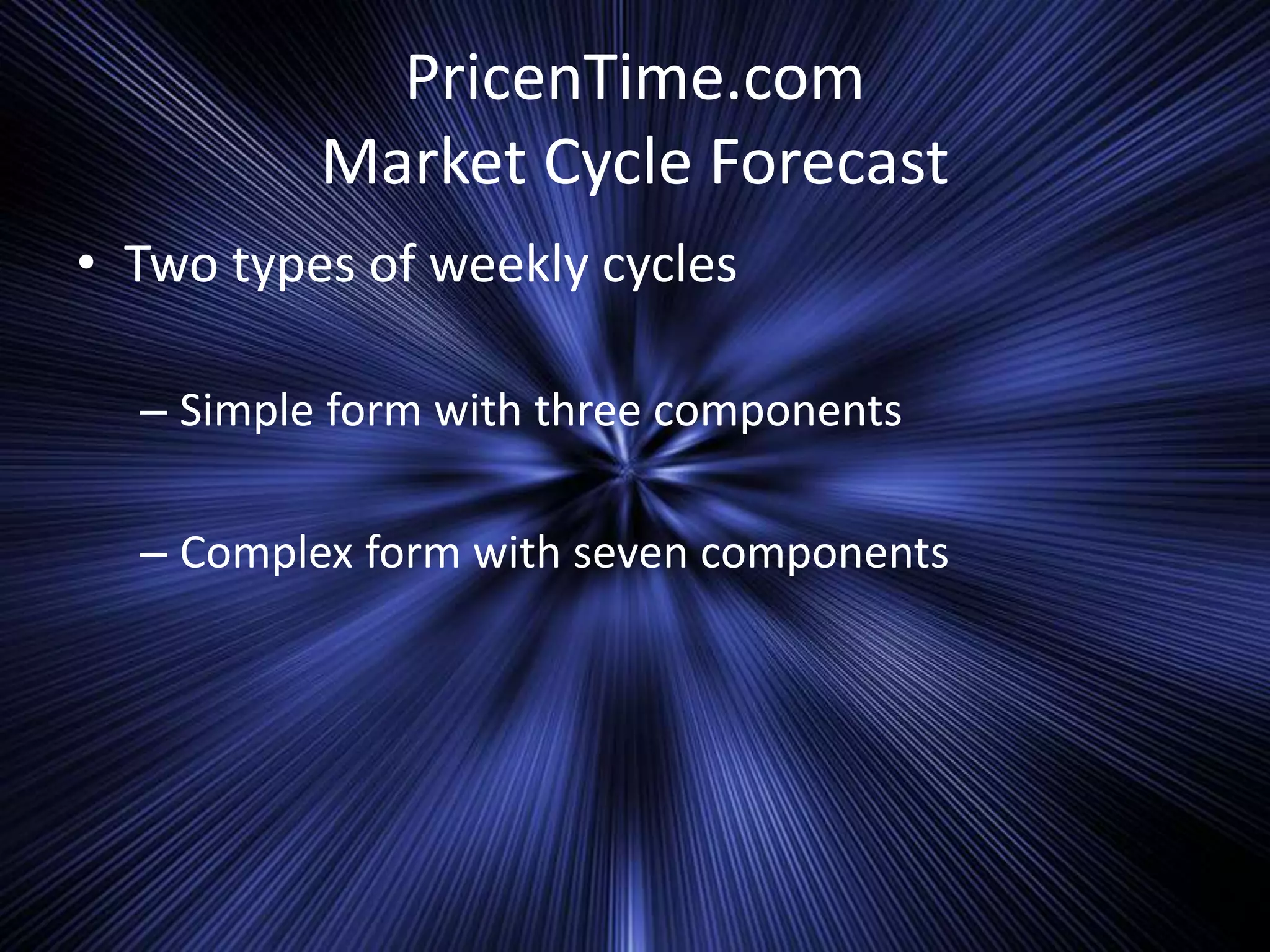 Market Cycle Forecast | PPTX