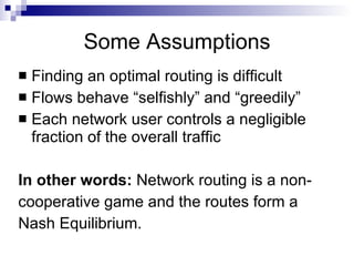 Price of anarchy is independent of network topology | PPT