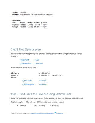 Price Optimization | PDF