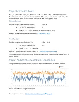 Price Optimization | PDF