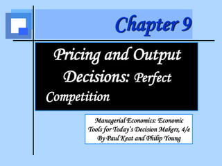 Pricing and Output Decision managerialpptx | PPTX | Business Accounting ...