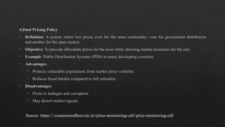 Price Policy Analysis in Agribusiness Policy | PPTX