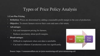Price Policy Analysis in Agribusiness Policy | PPTX