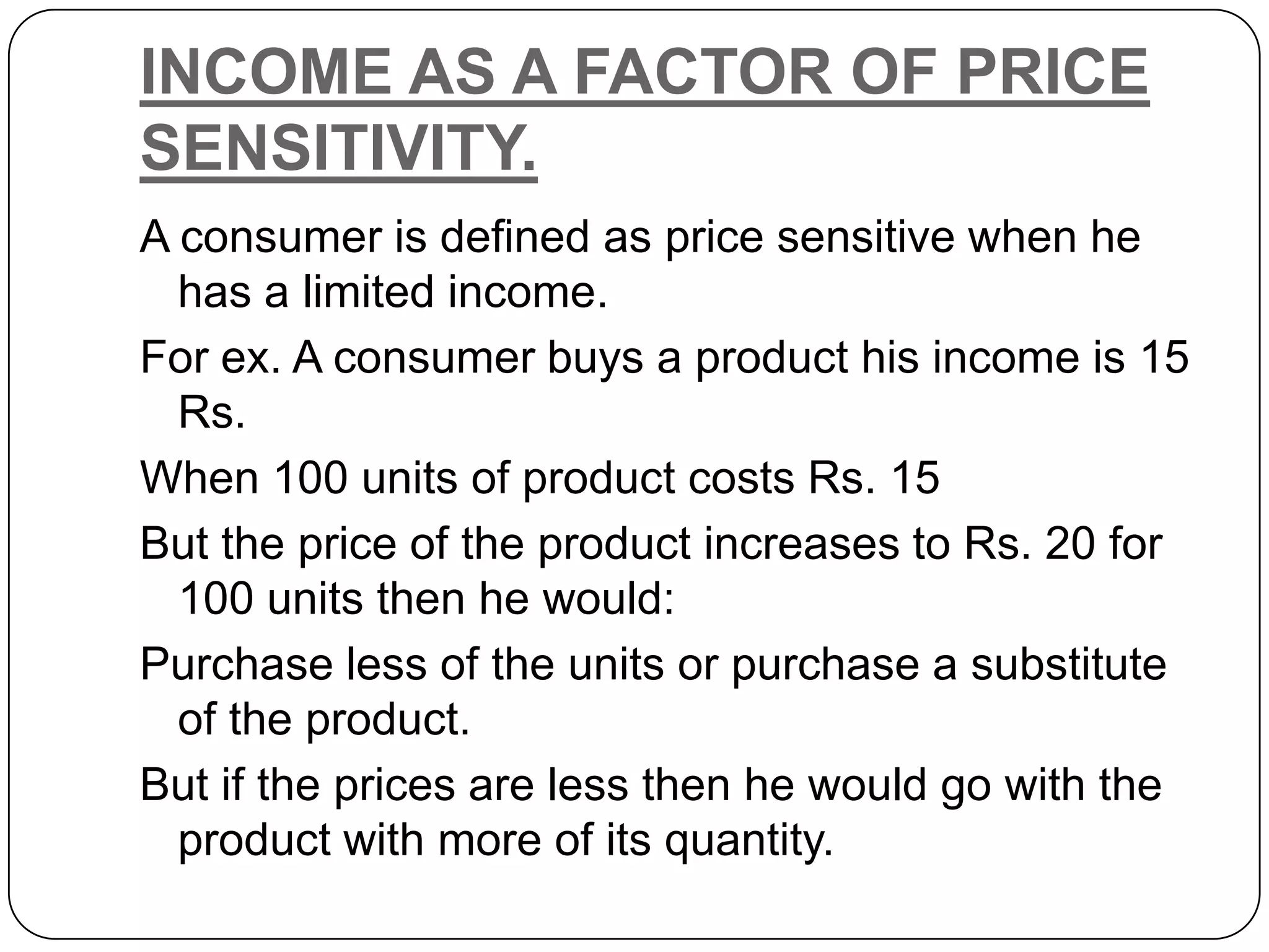 Price sensitivity of indian consumers | PPTX