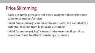 Pricing Analytics: Price Skimming | PDF