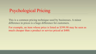 Price strategy | PPT