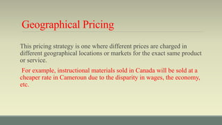 Price strategy | PPT