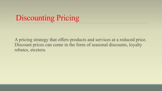 Price strategy | PPTX