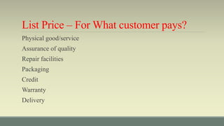 Price strategy | PPT
