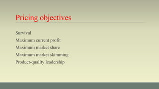 Price strategy | PPT