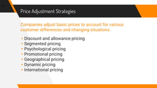 Pricing- PHILIP KOTLER | PPTX