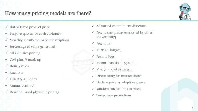 Pricing and-estimating-masterclass- | PPT | Free Download