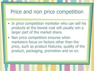 Pricing And Marketing | PPT