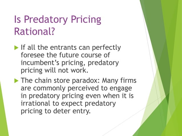 Pricing - Entry and Exit - Economical study | PPT | Business ...