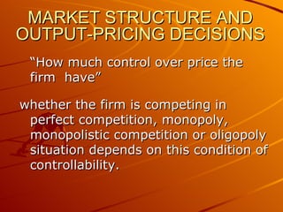 Pricing in Economics | PPT