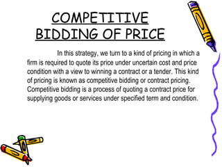 Pricing Strategies | PPT