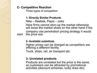 Pricing in marketing | PPTX | Marketing and Advertising | Business