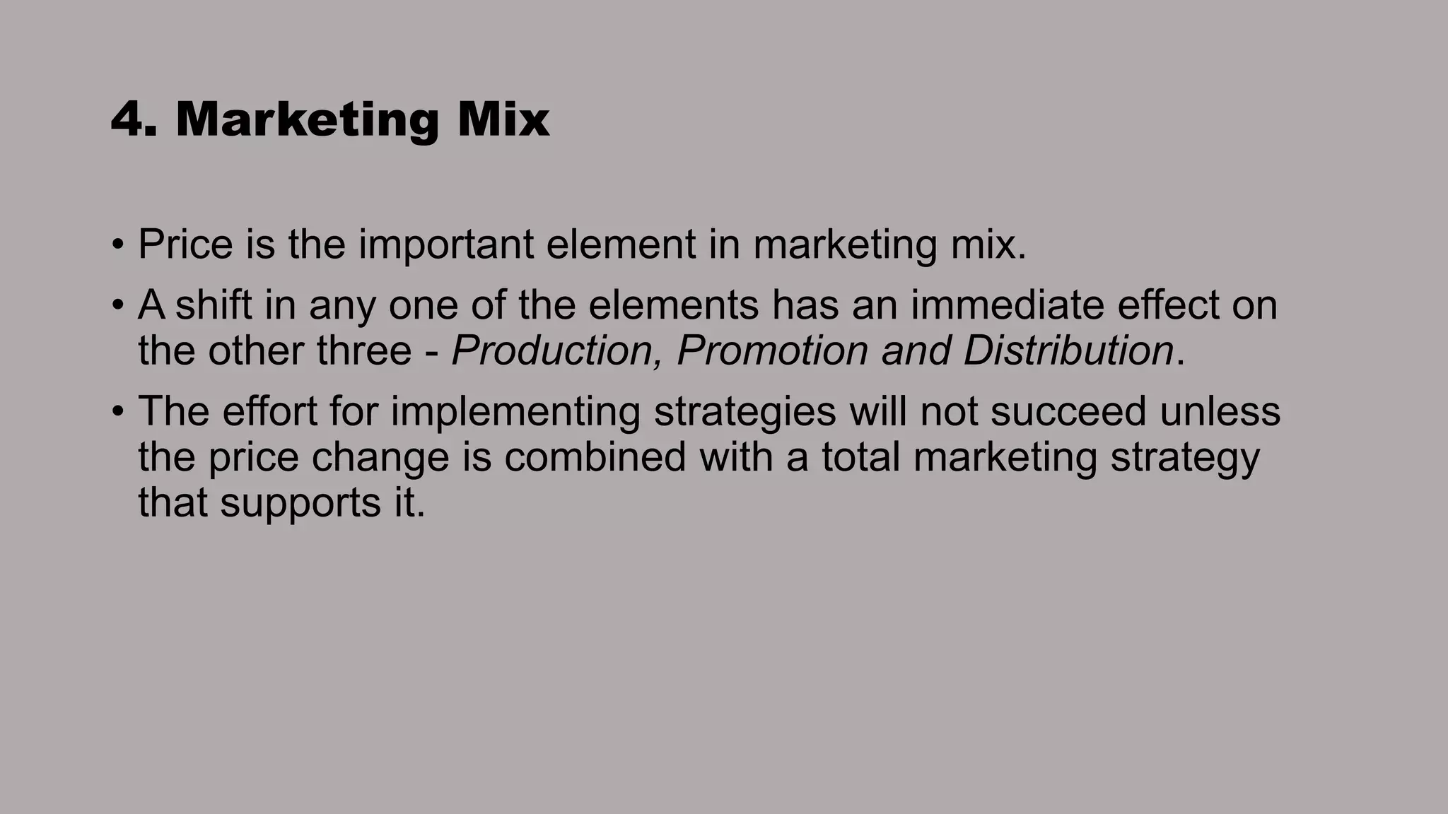 PRICING DECISIONS & FACTORS INFLUENCING PRICING DECISIONS | PPTX