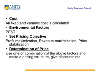 Pricing Decisions & Strategies | PPT