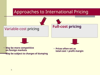 New Pricing for International markets.ppt