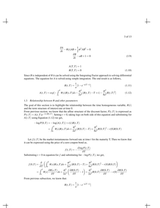 Pricing interest rate derivatives (ext) | PDF