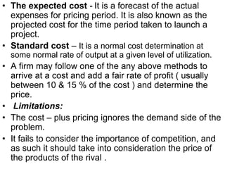 Pricing methods | PPT