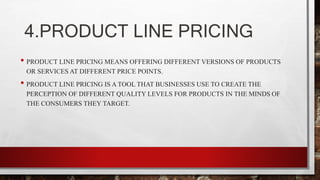 Pricing methods and strategies AYANSH SINGH.pptx