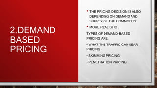 Pricing methods and strategies AYANSH SINGH.pptx