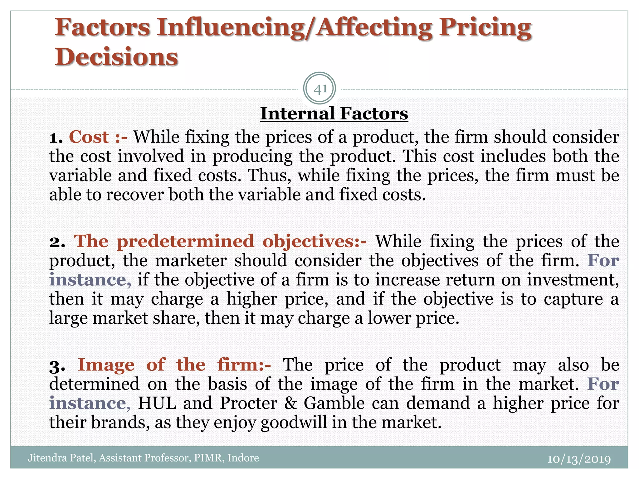 Pricing mix in marketing | PPTX