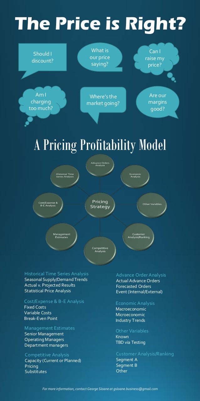 Pricing Model Infographic