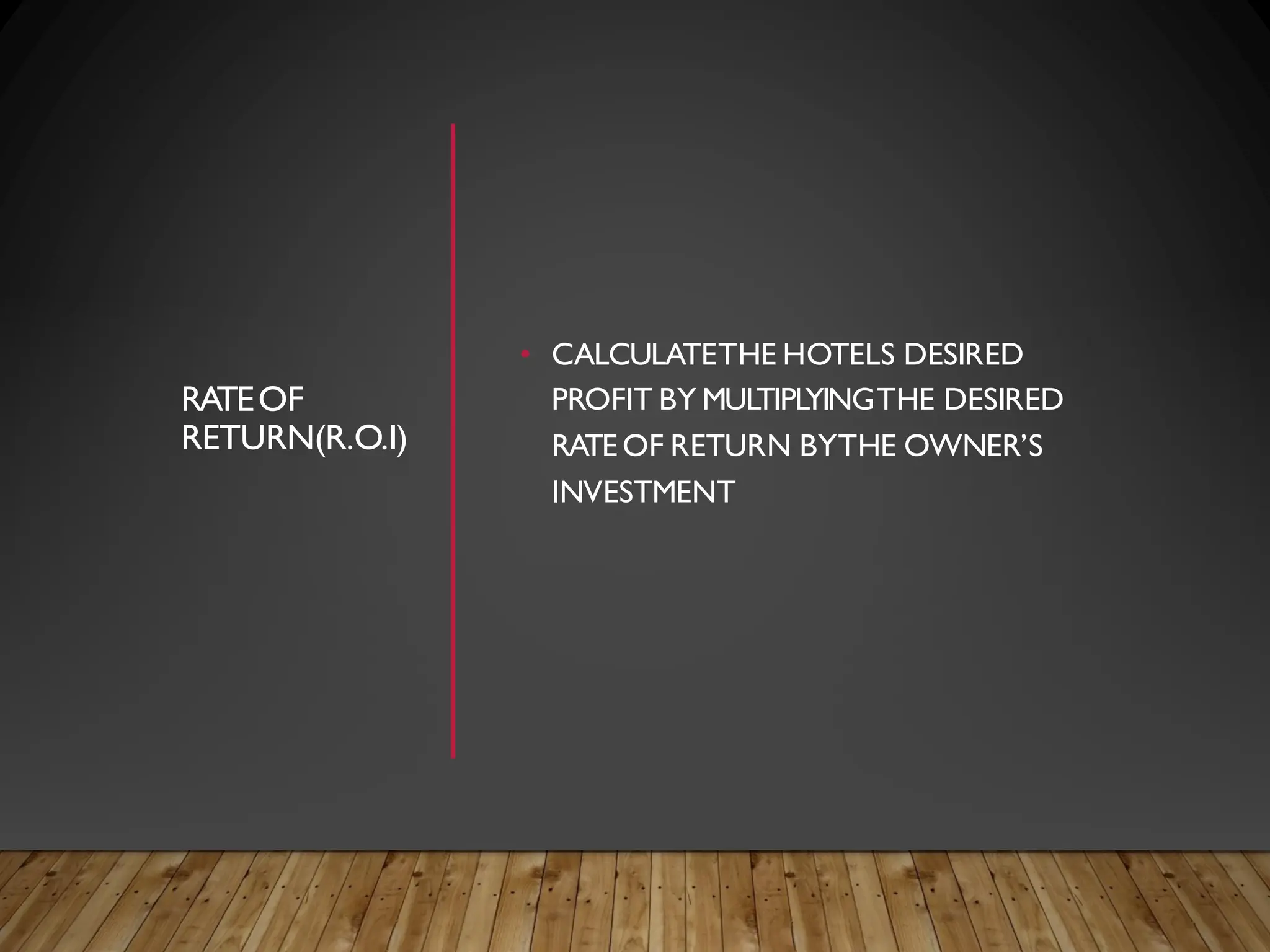 Hotel Room Pricing and different formulas | PPT