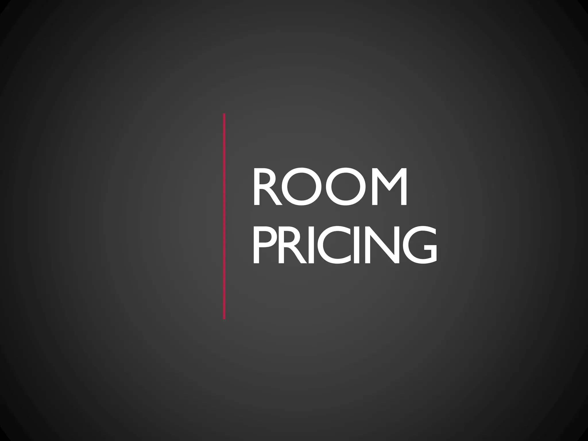Introduction to Hotel Room Pricing and tariff | PDF
