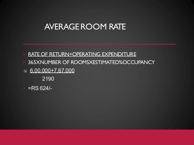 Introduction to Hotel Room Pricing and tariff | PDF