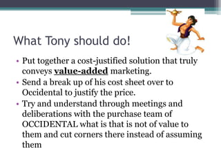 Pricing predicament solution tony case | PPTX