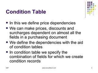 Pricing Procedure For Purchase Order | PPT