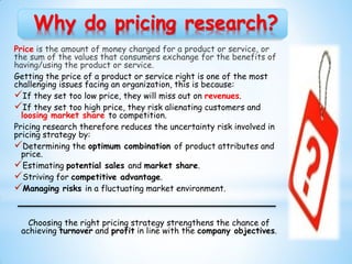 Pricing research | PDF