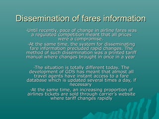 Pricing & revenue management | PPT | Air Travel | Travel Type