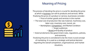 Pricing Strategies used by companies to make money | PPTX