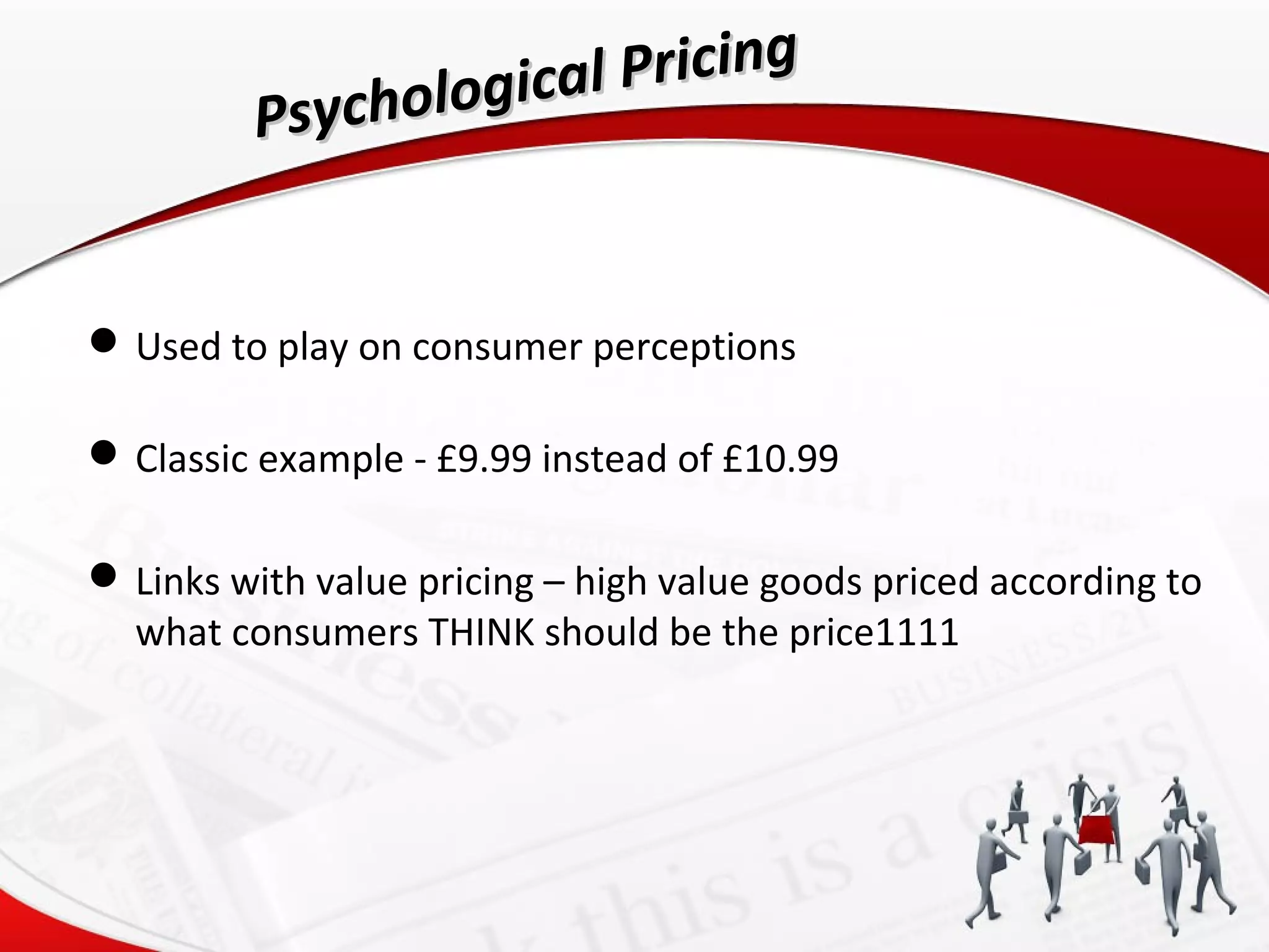 Pricing strategies & practices | PPT