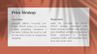 Pricing Strategy: Carrefour vs Hypermart | PPT