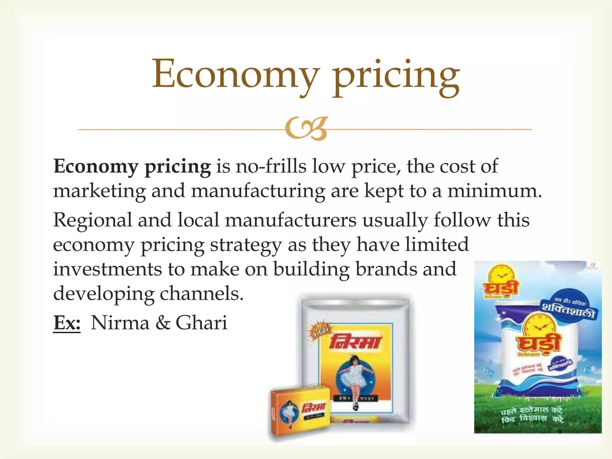 Pricing strategy in rural market | PPTX