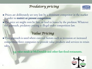 Pricing strategy & psychological pricing | PPTX